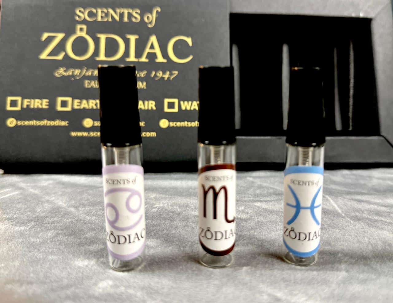 Water Element Perfume Trio - Scents Of Zodiac
